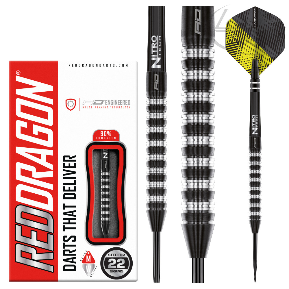 Dart nyíl szett Red Dragon steel Razor Edge Elite 22g, 90% w